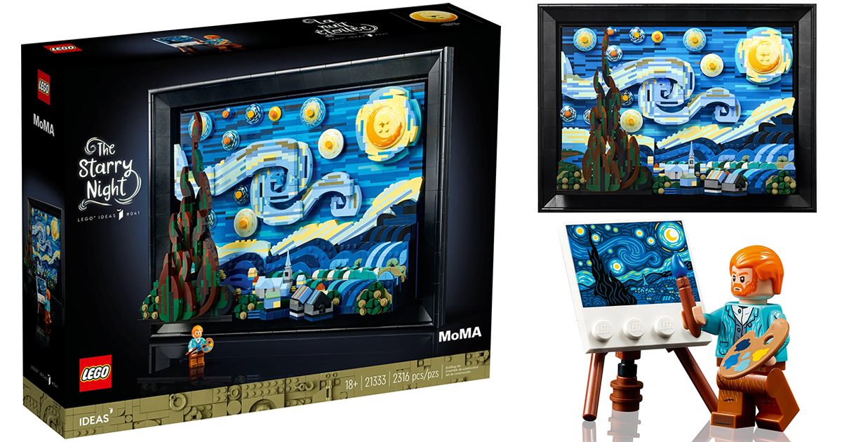 LEGO 21333 Ideas 系列「文森·梵谷 - 星夜」Vincent van Gogh - The Starry Night