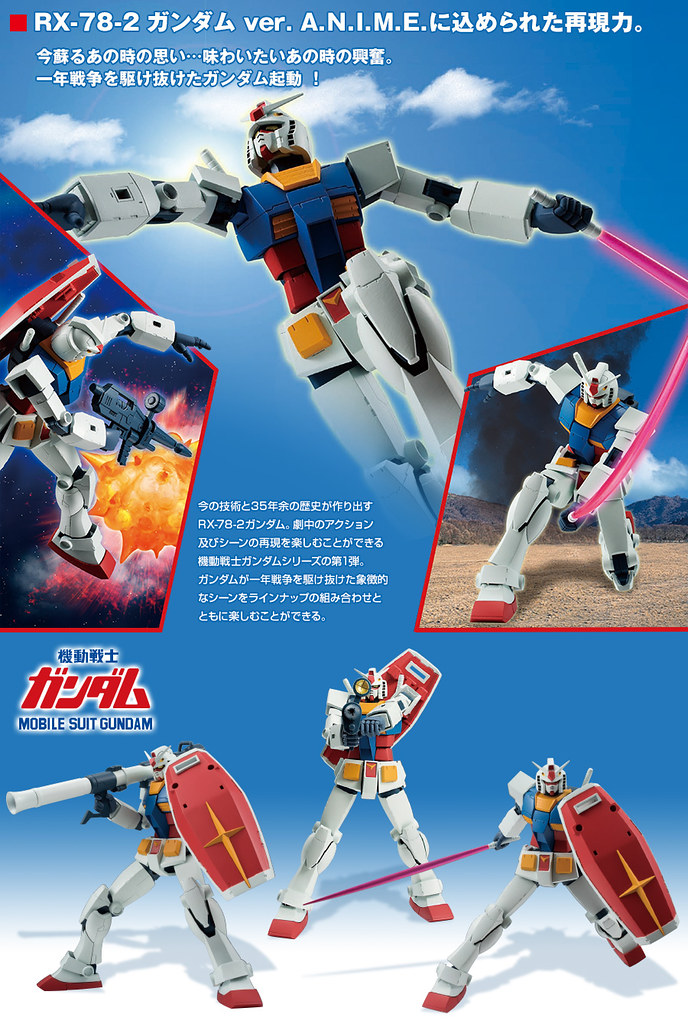 完整重現動畫造型！Robot魂 強勢新系列 - RX-78-2 ver. A.N.I.M.E.