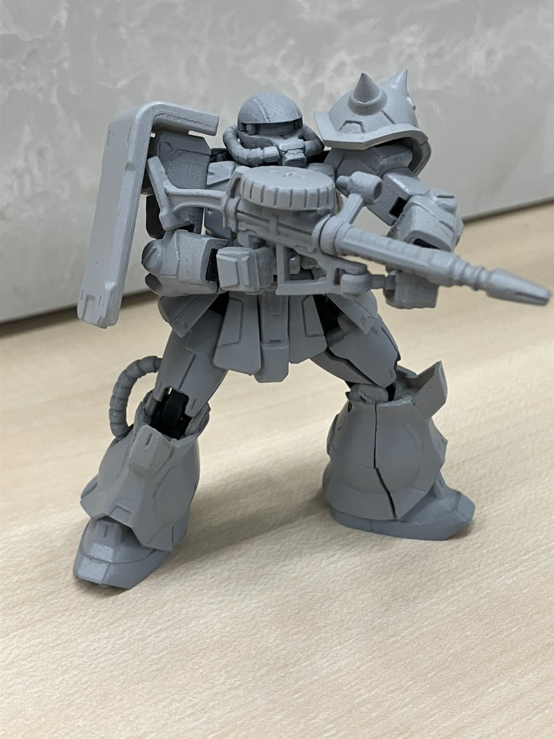 全新高度可動轉蛋系列『機動戰士鋼彈 CAPSULE ACTION』第二彈「薩克II」原型公開！