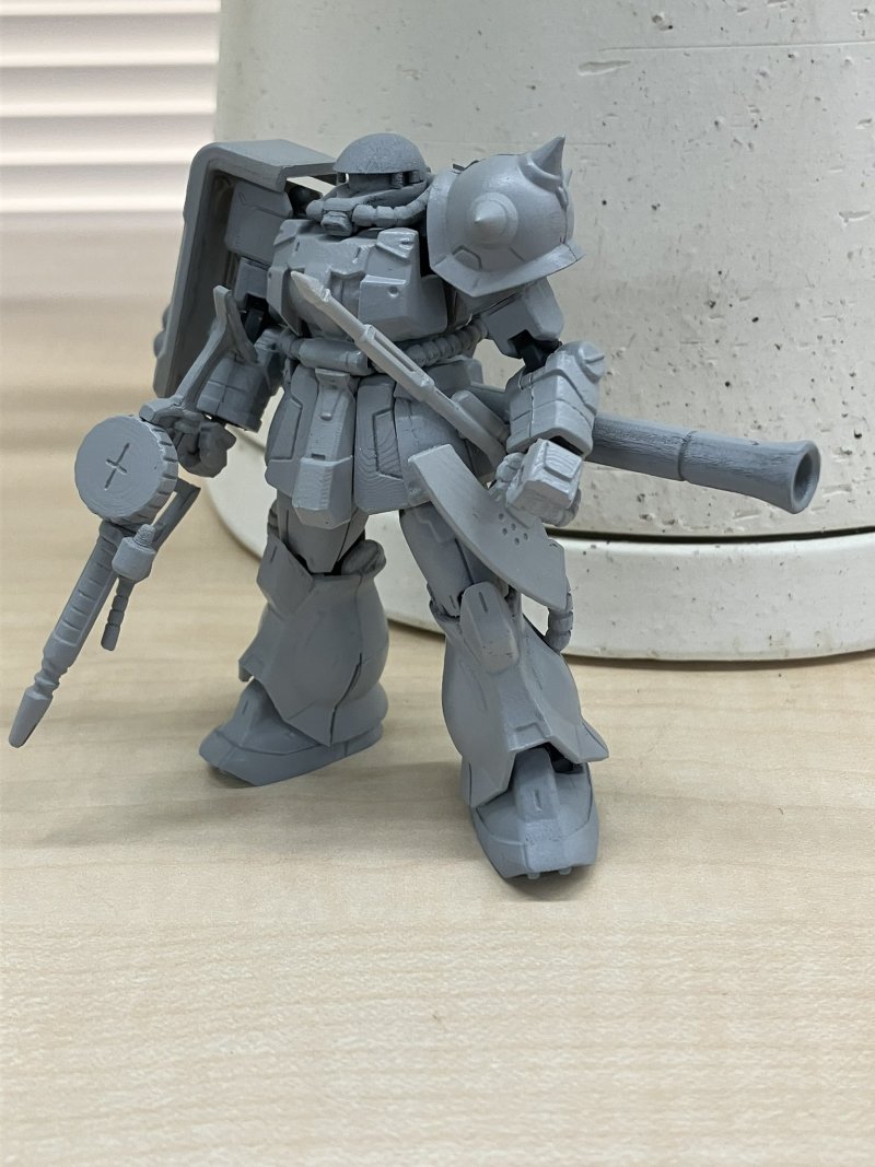 全新高度可動轉蛋系列『機動戰士鋼彈 CAPSULE ACTION』第二彈「薩克II」原型公開！