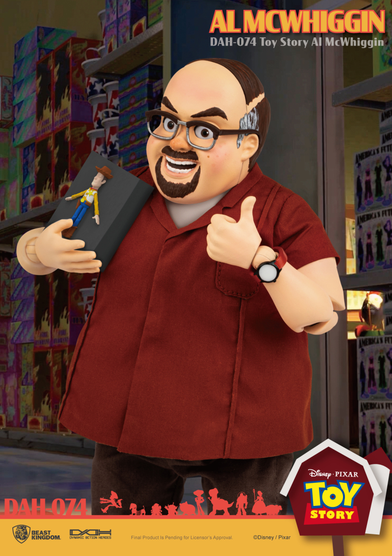 野獸國 DAH 系列《玩具總動員2》艾爾（Al McWhiggin）可動人偶 人要衣裝 胖大叔要公雞裝！