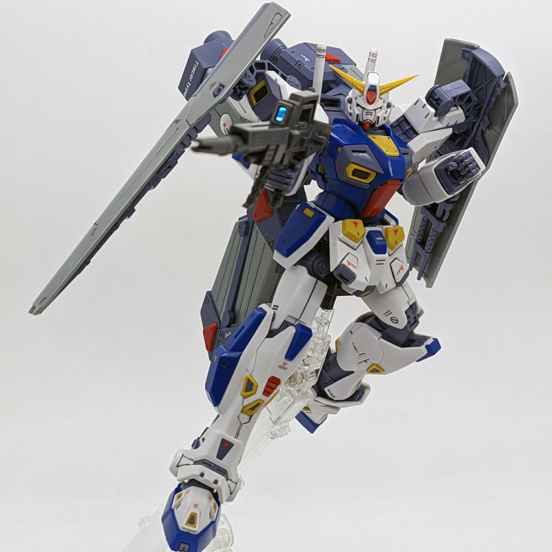 機械的事，我們不會明 ! 滑雪吧 ! Gundam F90 ! MG F90 冬季滑雪裝 C Type 與加布蘭 T type【模型分享】