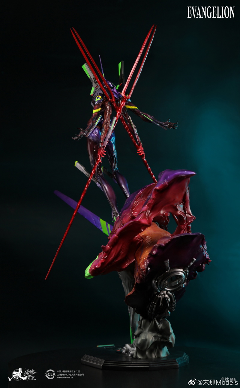 末那魂燃 ·破 系列《福音戰士新劇場版：Q》EVA 第13號機藝術雕像 拔出雙槍的覺醒時刻震撼再現！