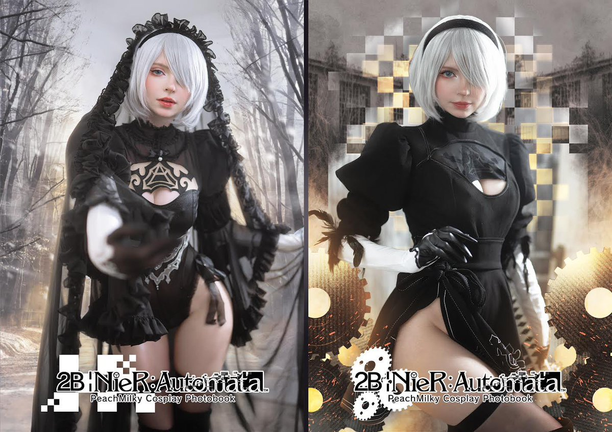 Coserソフィー扮《尼爾：自動人形》2B參戰C104 性感服裝搭配姣好身形魅力爆棚