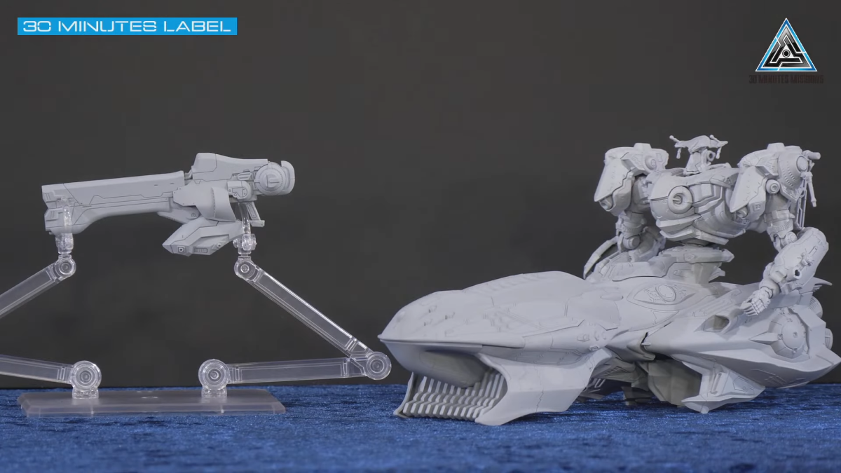 30MM x 機戰傭兵VI 組裝模型新作『ARQUEBUS ADD VE-40A』搭載浮遊坦克腿組件的魄力造型立體化！